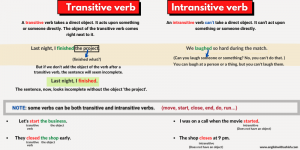 Transitive and Intransitive verbs in English || Free guide