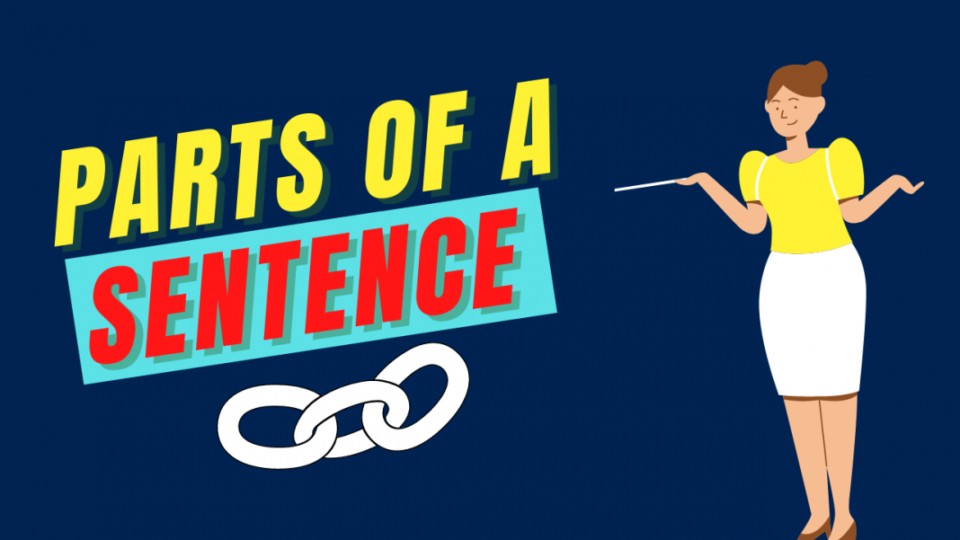 Parts of a sentence in English