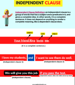 Independent Clause masterclass: definition, examples, & FAQs